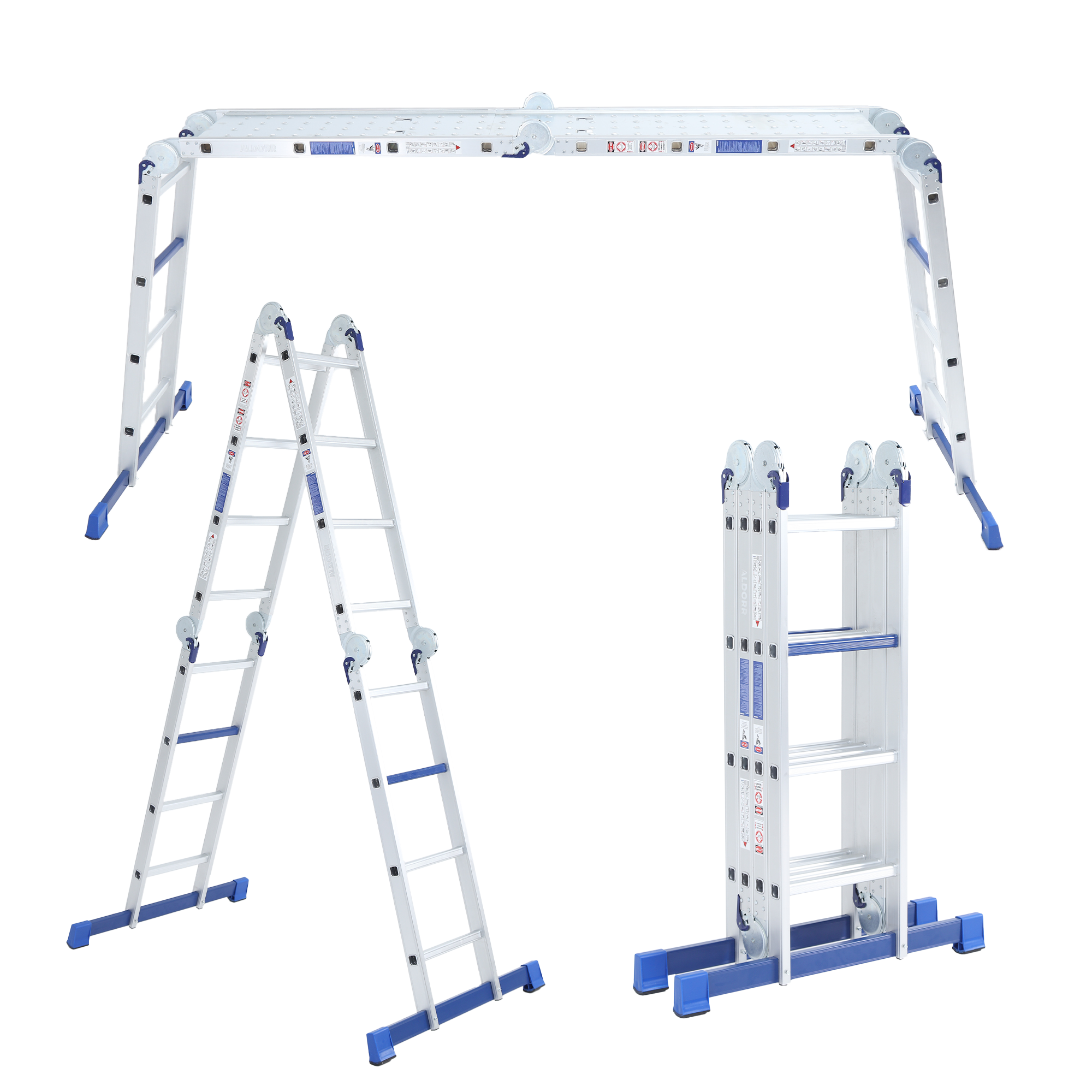 4x4 ALDORR Home - Multi Purpose Ladder with platform - 4,7 Meter - ALDORR