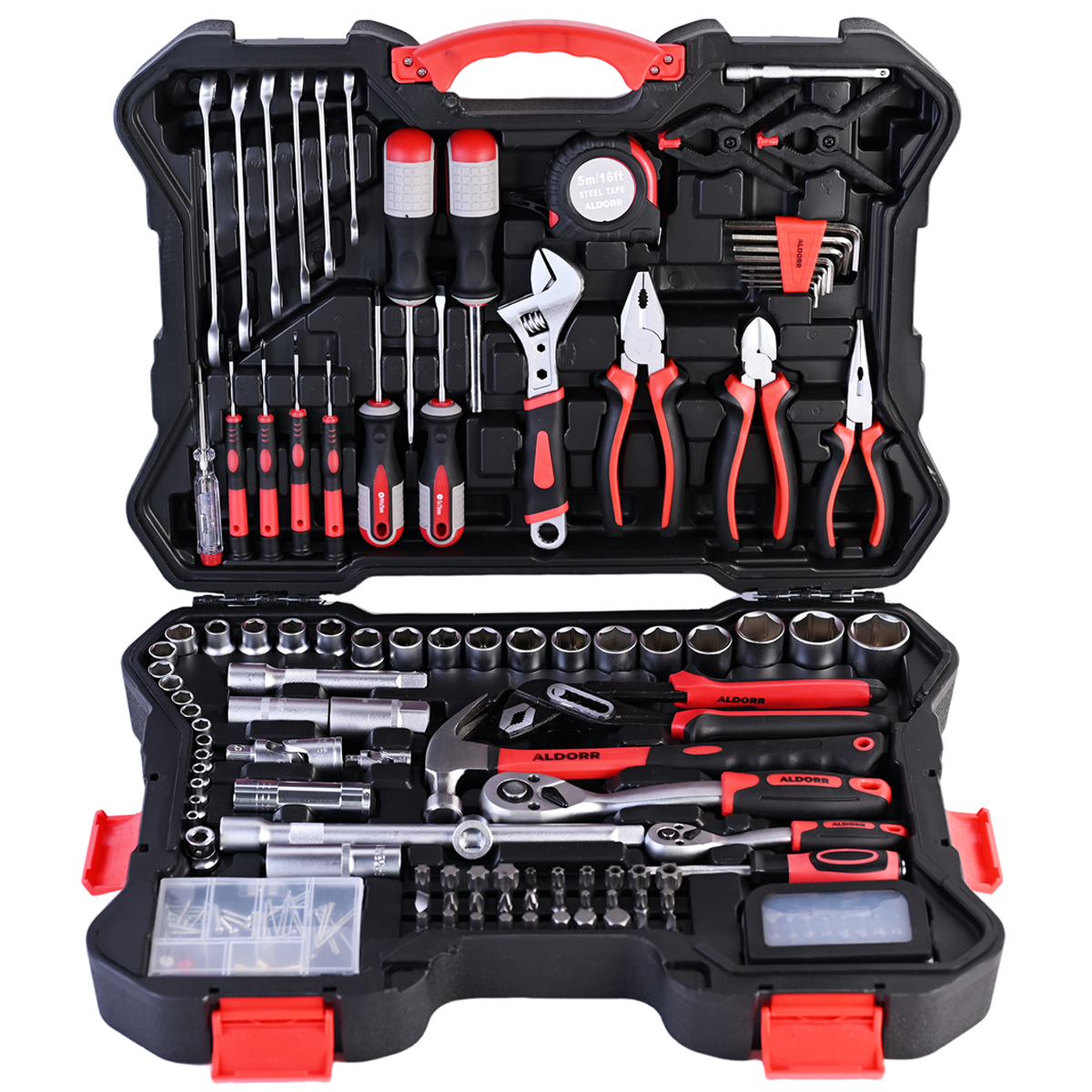 196-piece toolset in storage case - ALDORR