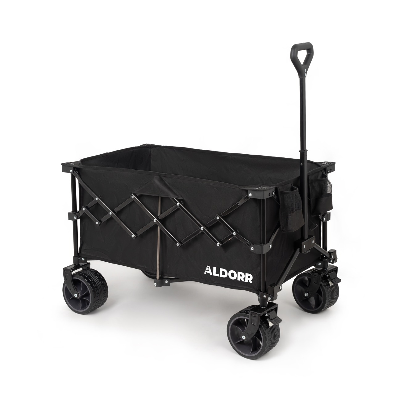 Folding Trolley - XL - Foldable- 200L - Black - Aldorr