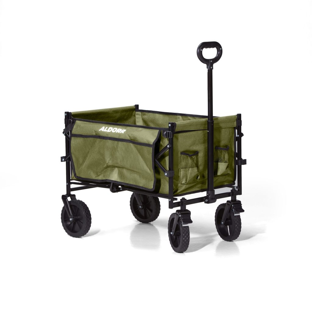 Folding Trolley – XL – Foldable – 100L – Green - ALDORR