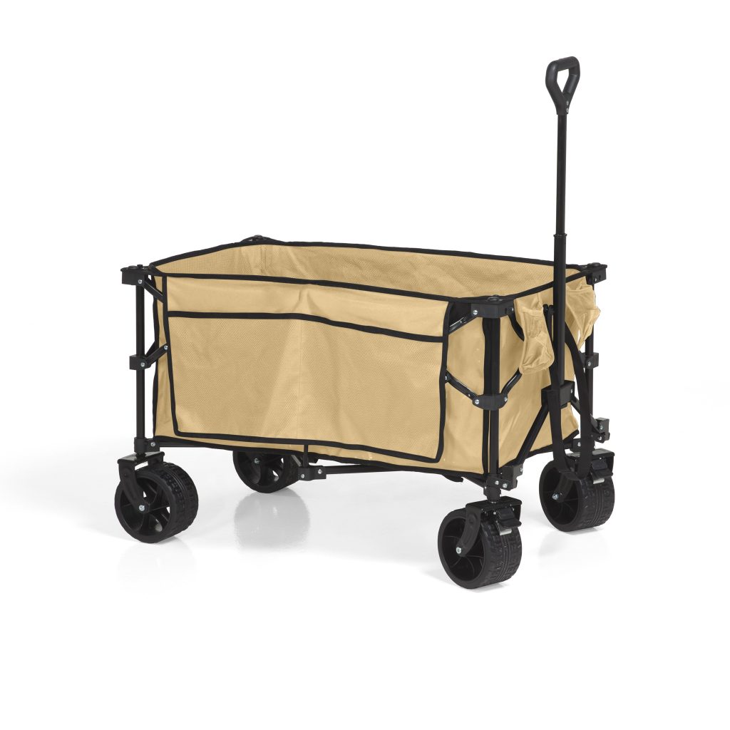 Folding Trolley – XL – Foldable – 200L – Beige - ALDORR