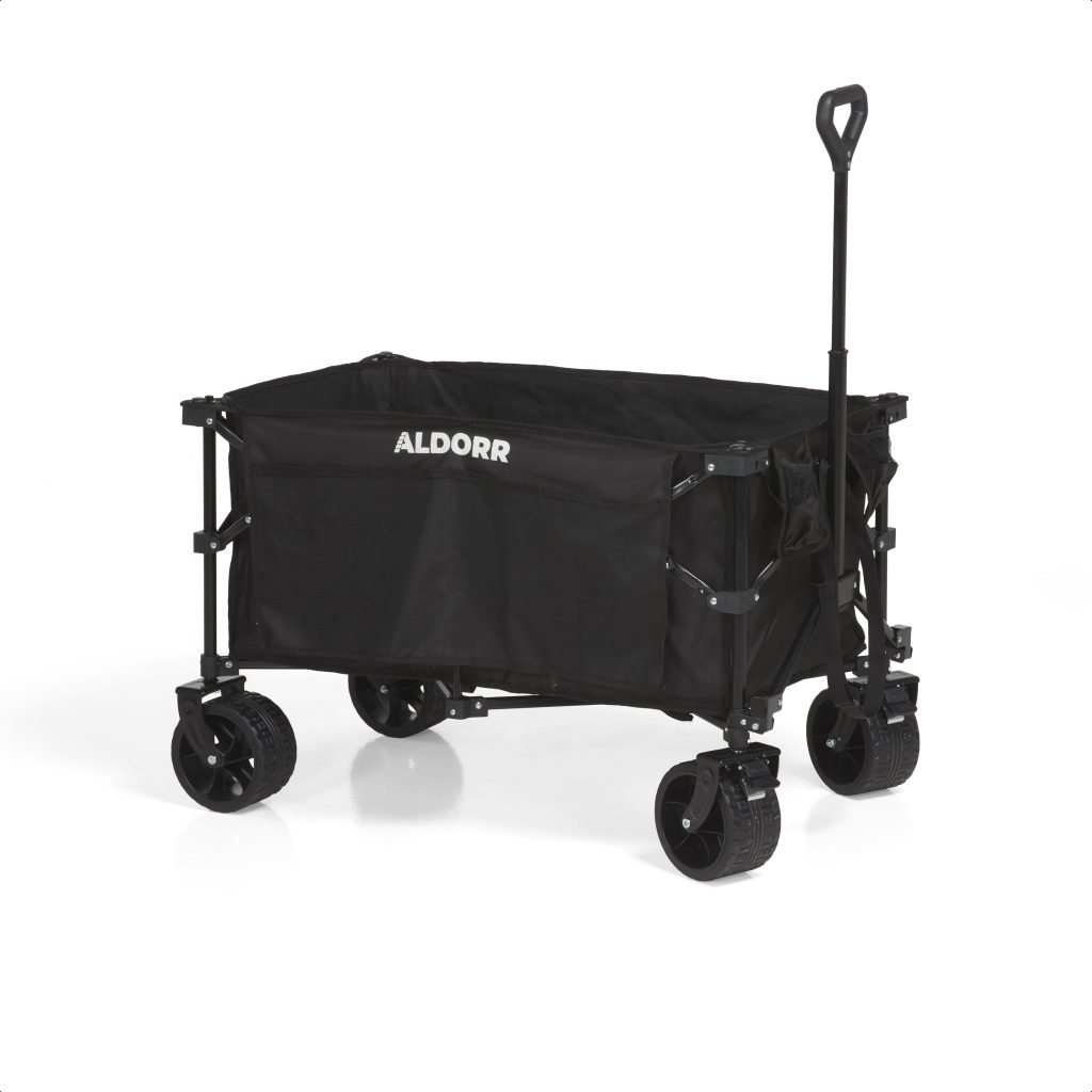 Folding Trolley - XL - Foldable- 200L - Black - ALDORR