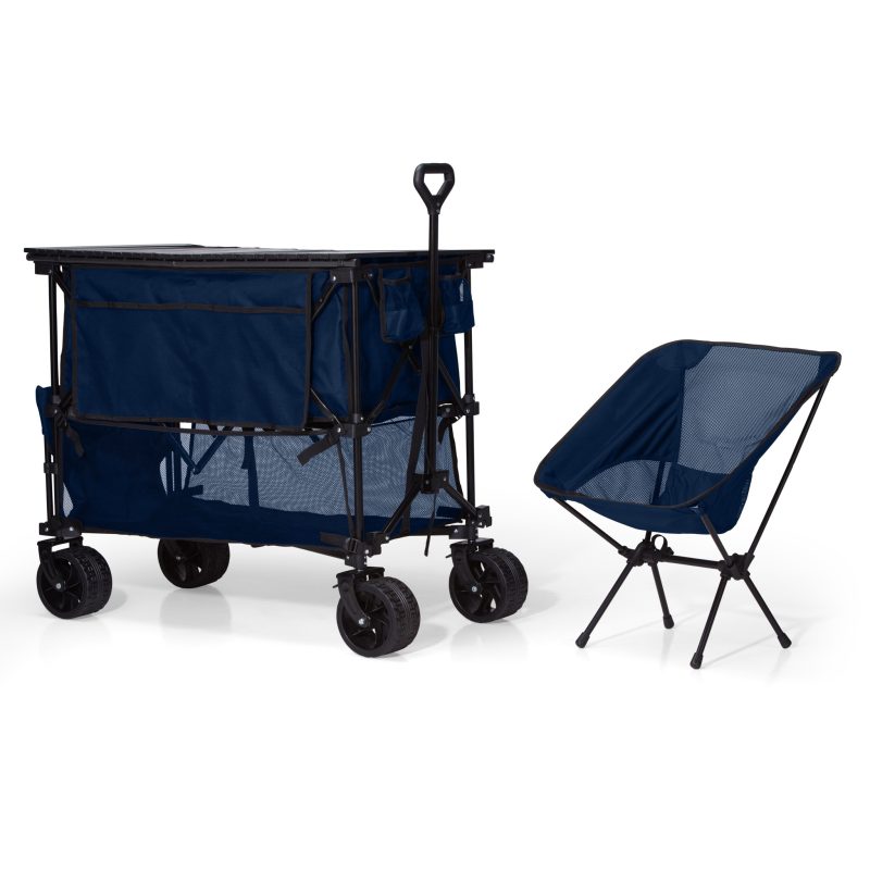 Folding Trolley - XXL - Foldable - 400L - Blue - ALDORR