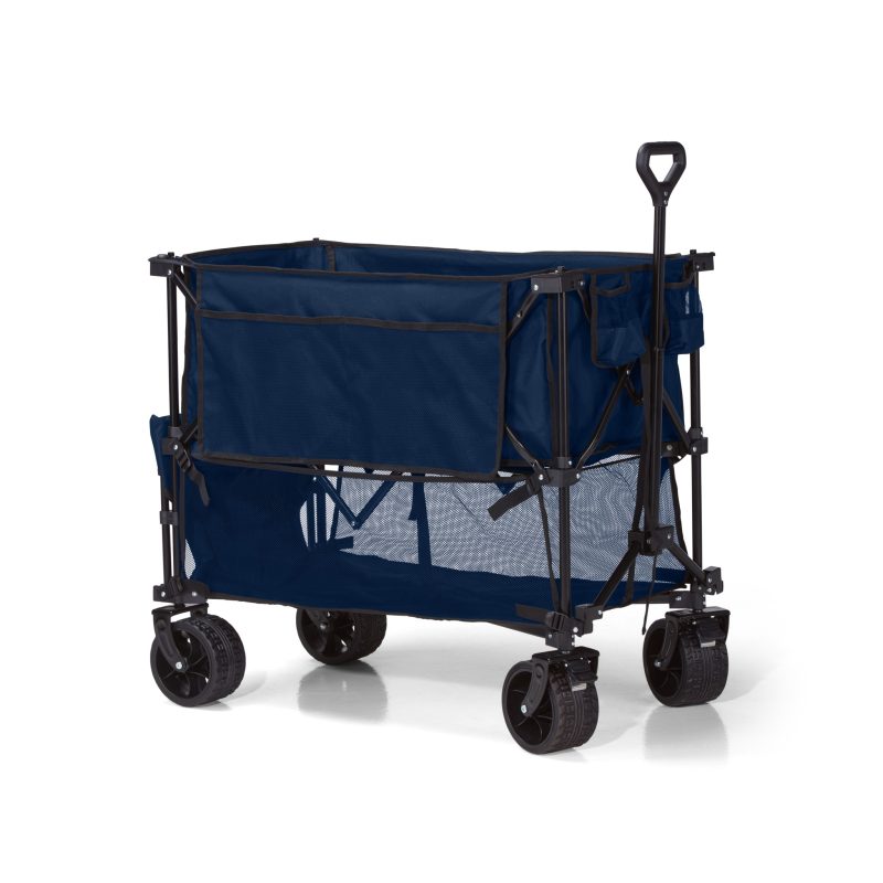 Folding Trolley - XXL - Foldable - 400L - Blue - ALDORR